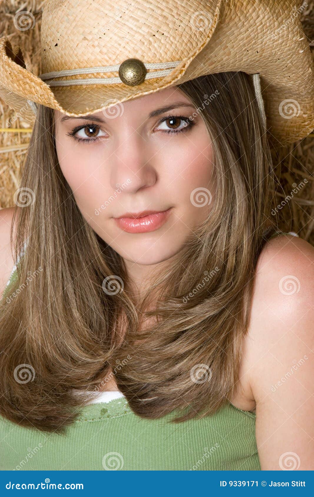Cowgirl stock image. Image of beauty, close, young, woman - 9339171