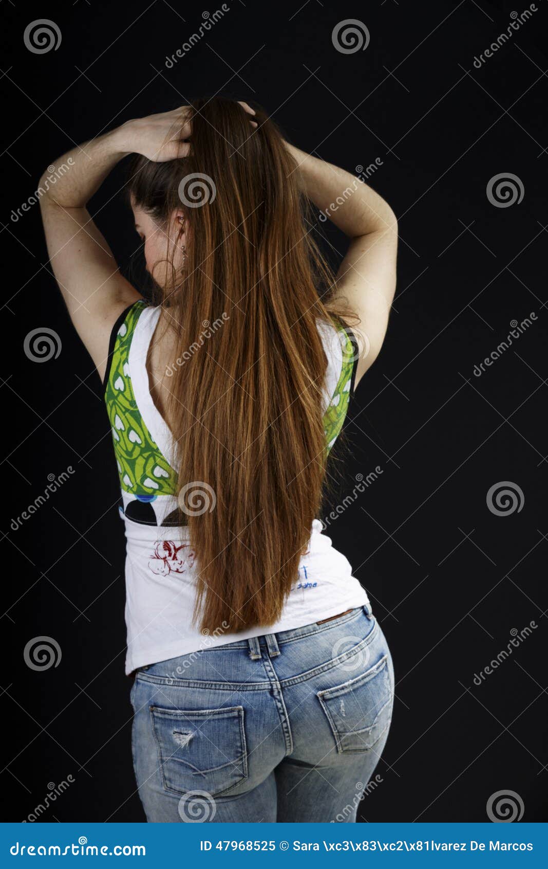Curvaceous Young Woman Stock Image Image Of Rear Summer 47968525