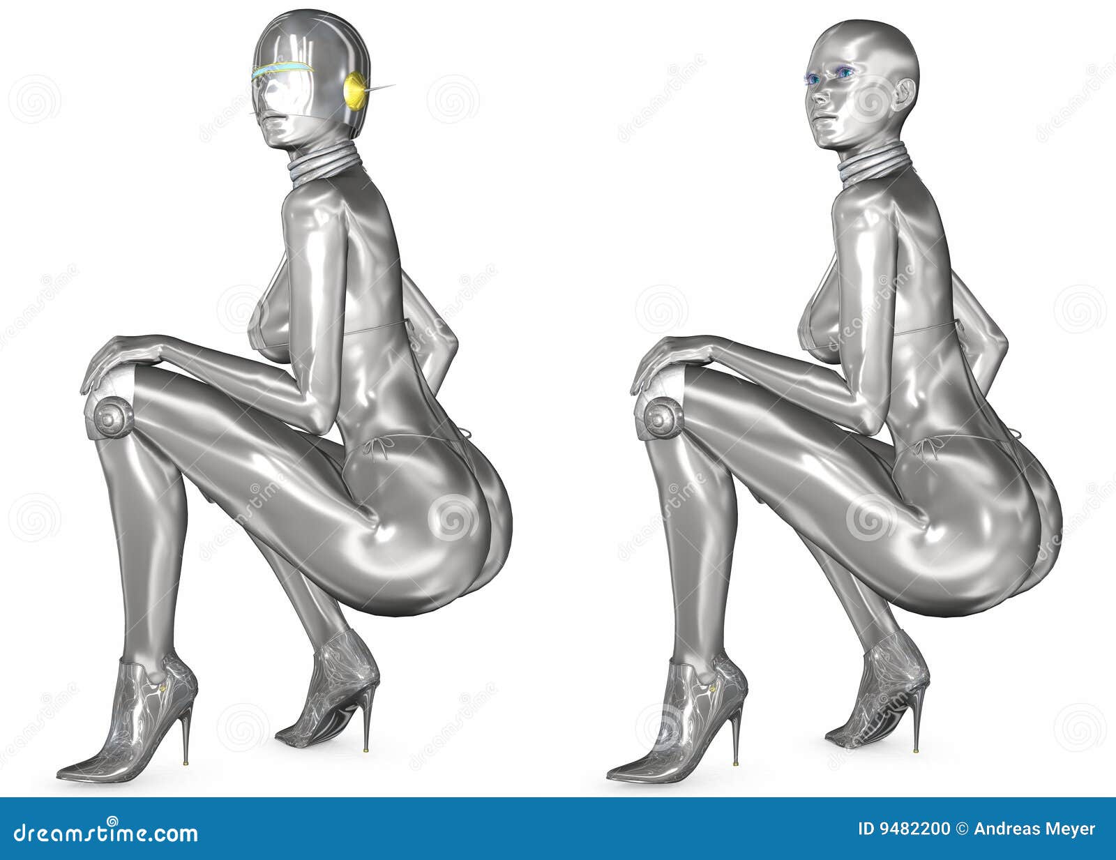 Cyborg Stock Illustration Illustration Of Fiction Robot 9482200