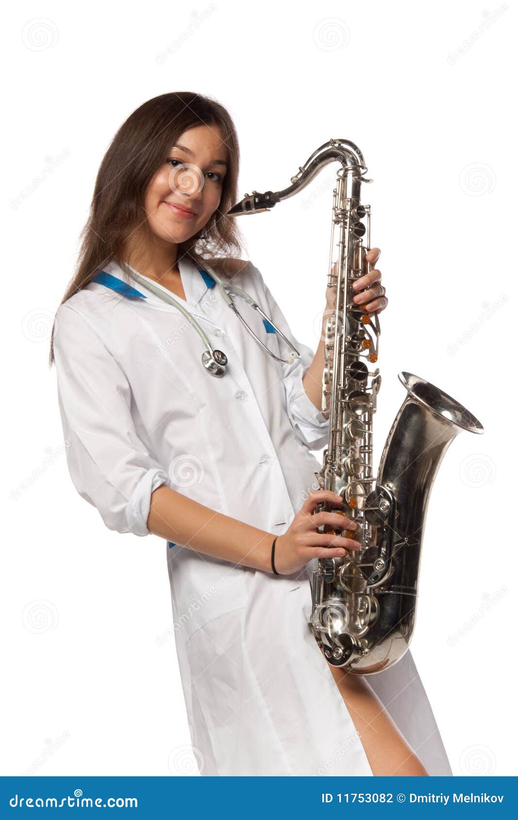 Doctor with saxophone stock photo. Image of jazz, saxophone - 11753082