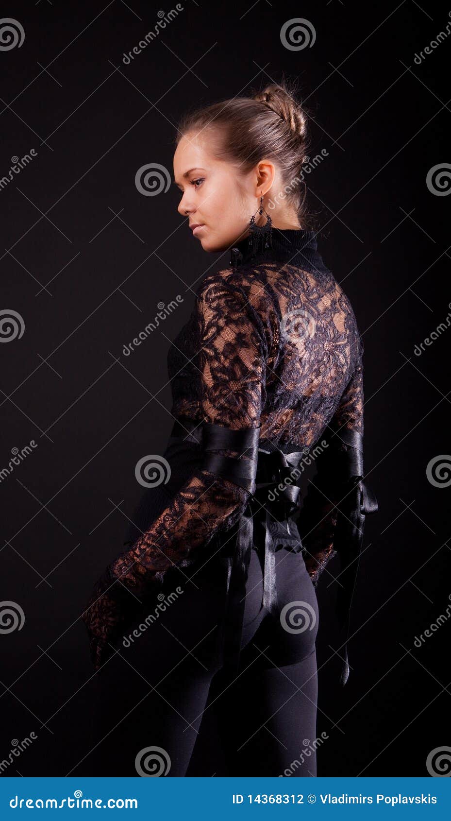 Girl from behind stock photo. Image of buttocks, female - 14368312