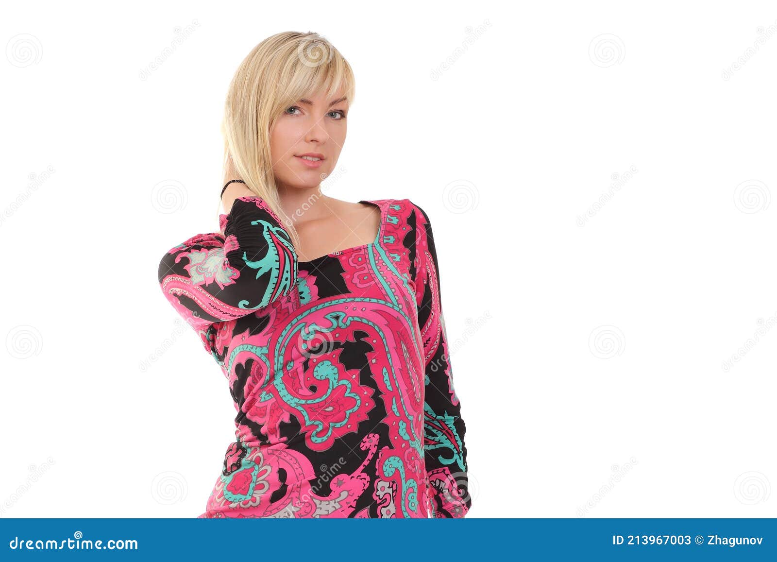 Girl Posing In Dress Stock Image Image Of Fashion Lifestyle 213967003