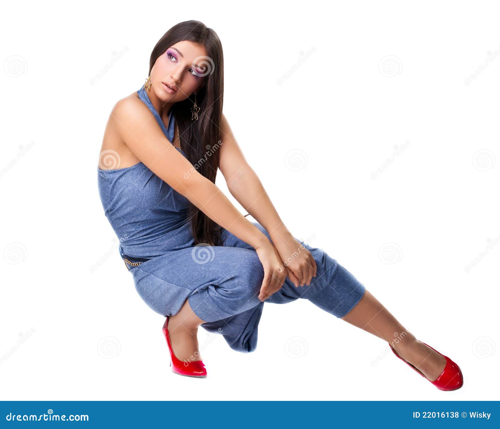 Girl Posing in Rnb Style Cloth Stock Photo - Image of caucasian, dance ...