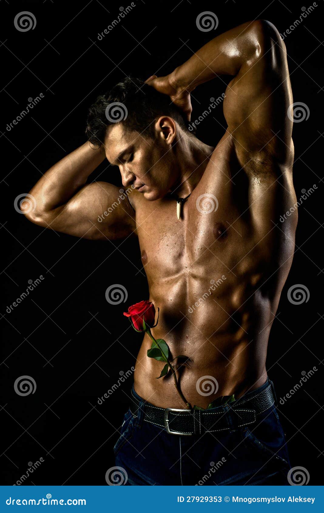 Guy stock image. Image of bronzed, body, muscular, portrait - 27929353