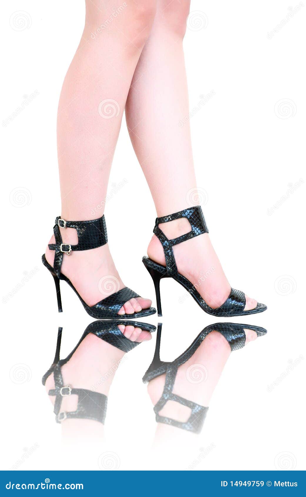 Legs stock image. Image of girl, reflection, bare, attractive - 14949759