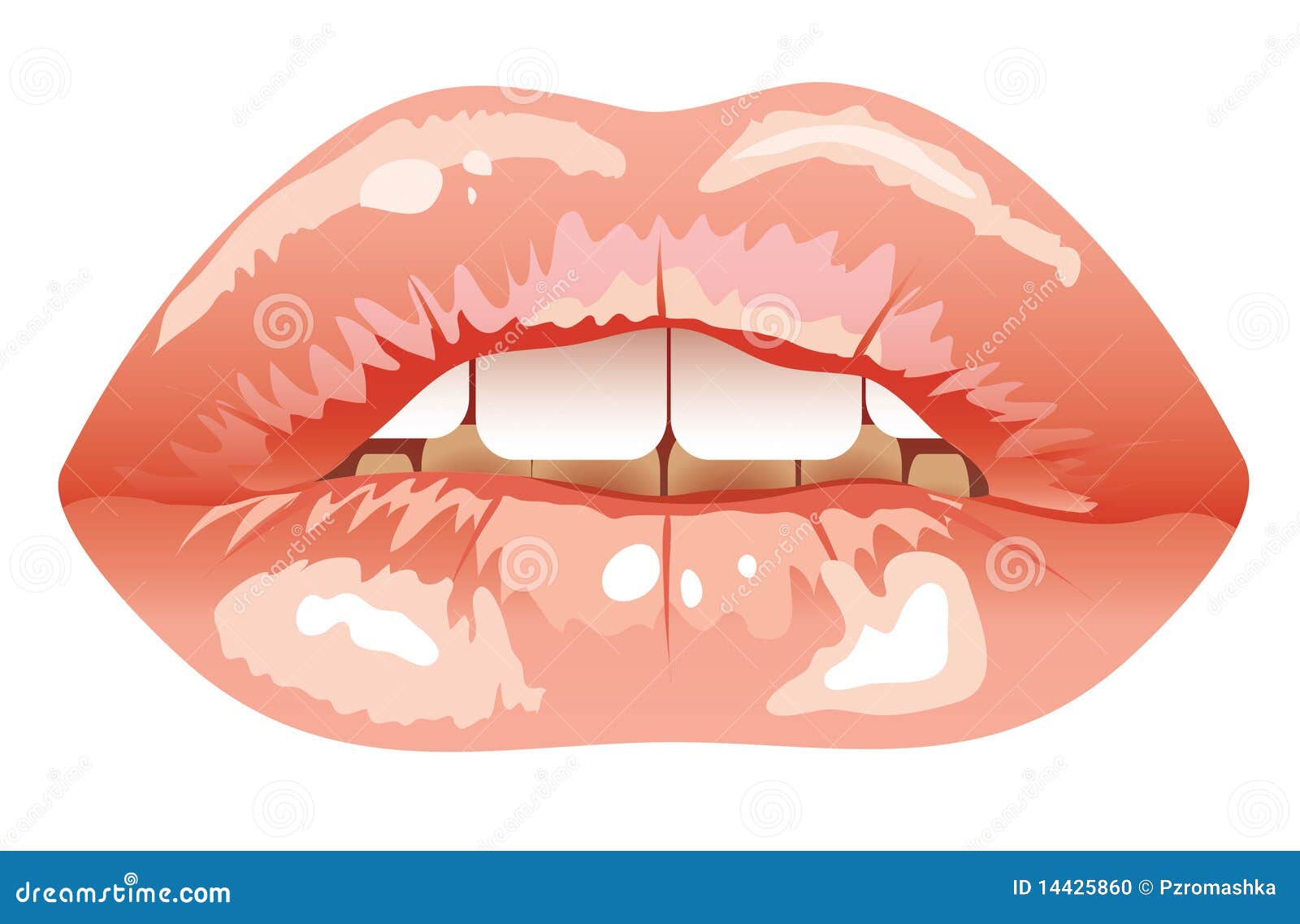 Lips. eps stock vector. Illustration of desire, girls - 14425860