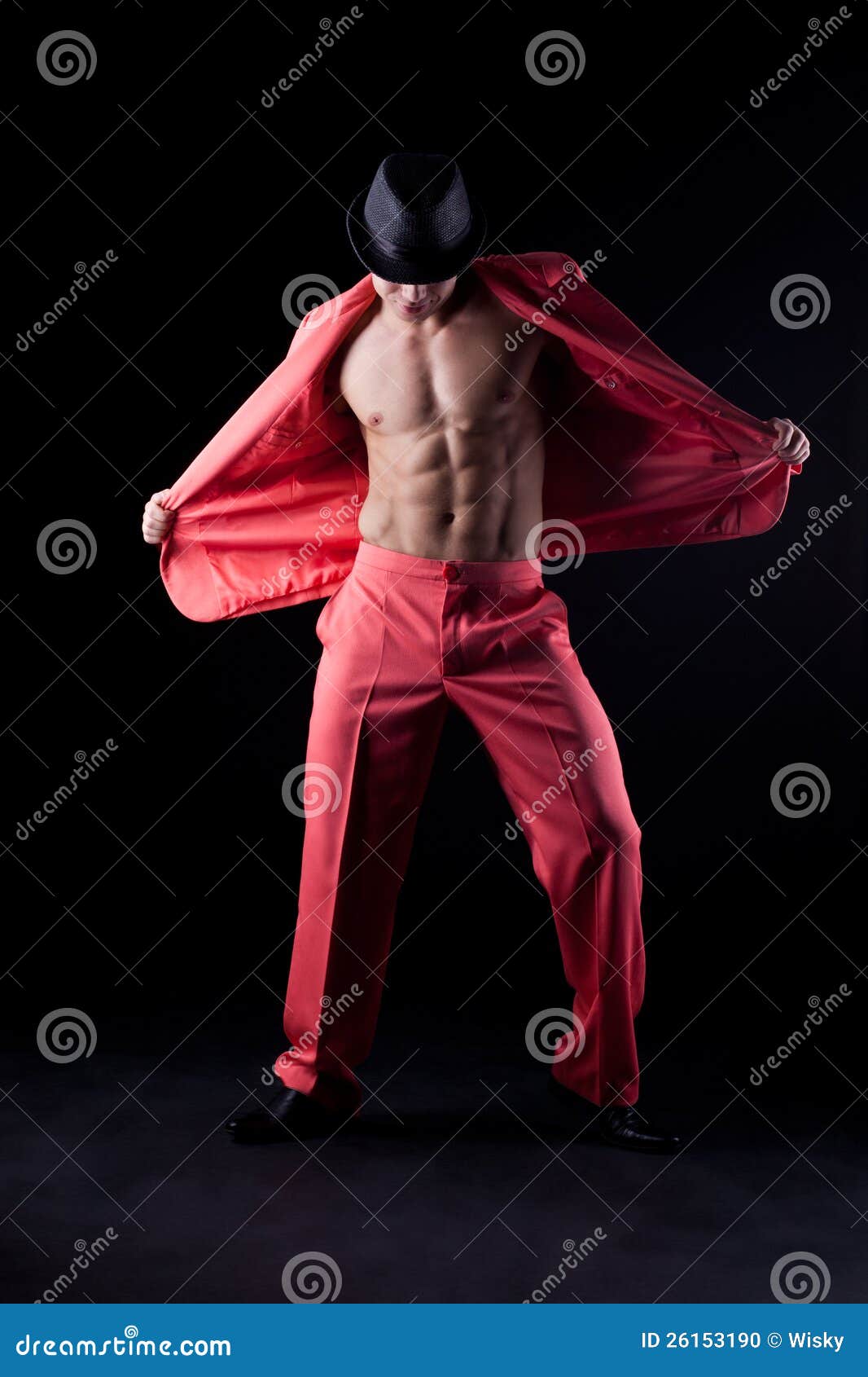 Man in red suit stock photo. Image of suit, dancing, beautiful - 26153190