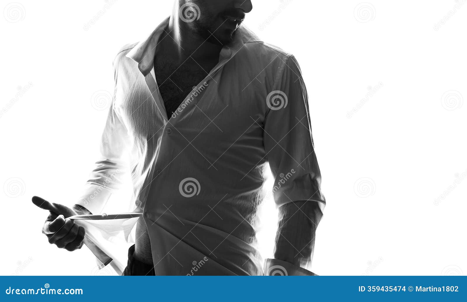 Man rips his shirt stock photo. Image of person, workout - 359435474