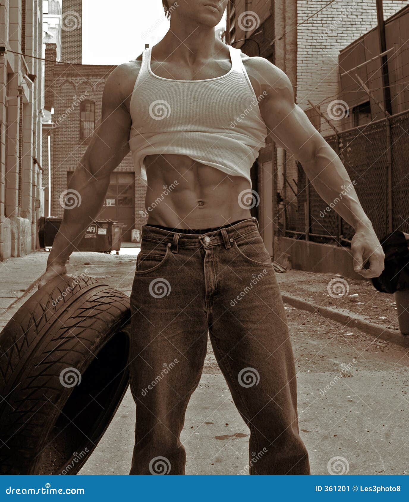 The mechanic stock image. Image of bodybuilding, massive - 361201