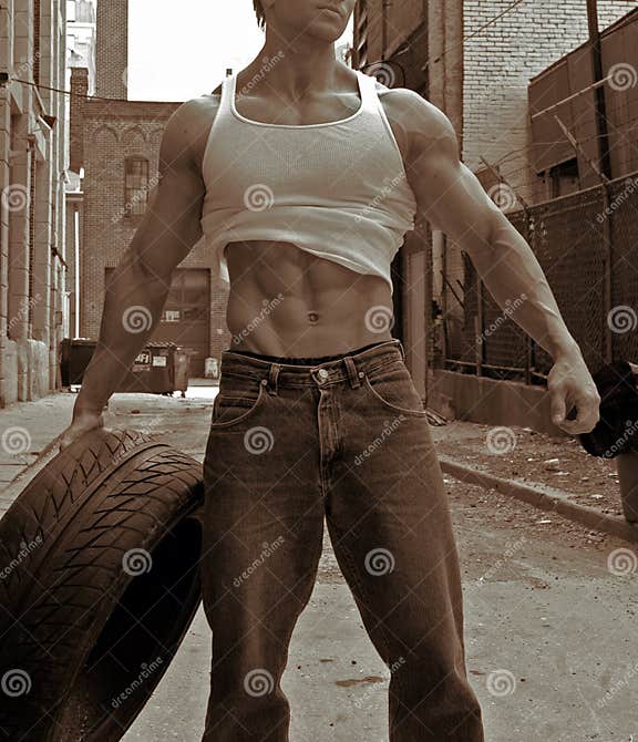 The mechanic stock image. Image of bodybuilding, massive - 361201