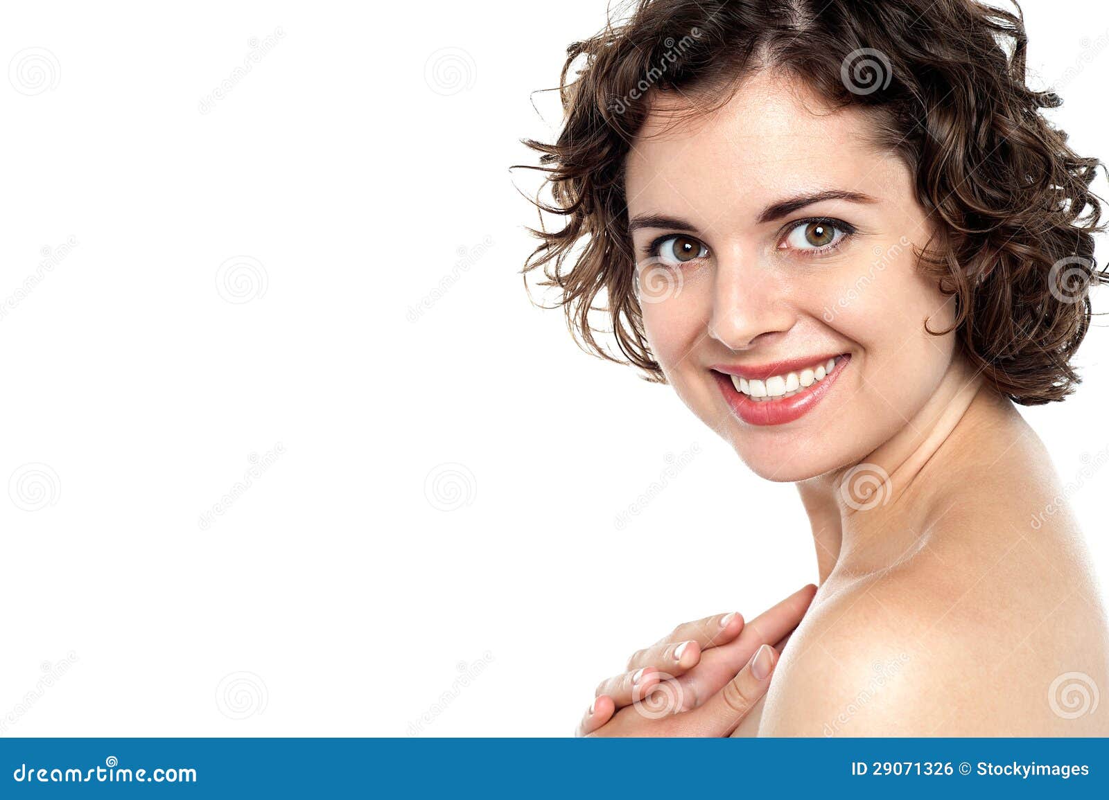 Model posing sideways stock photo. Image of beauty, breasts - 29071326