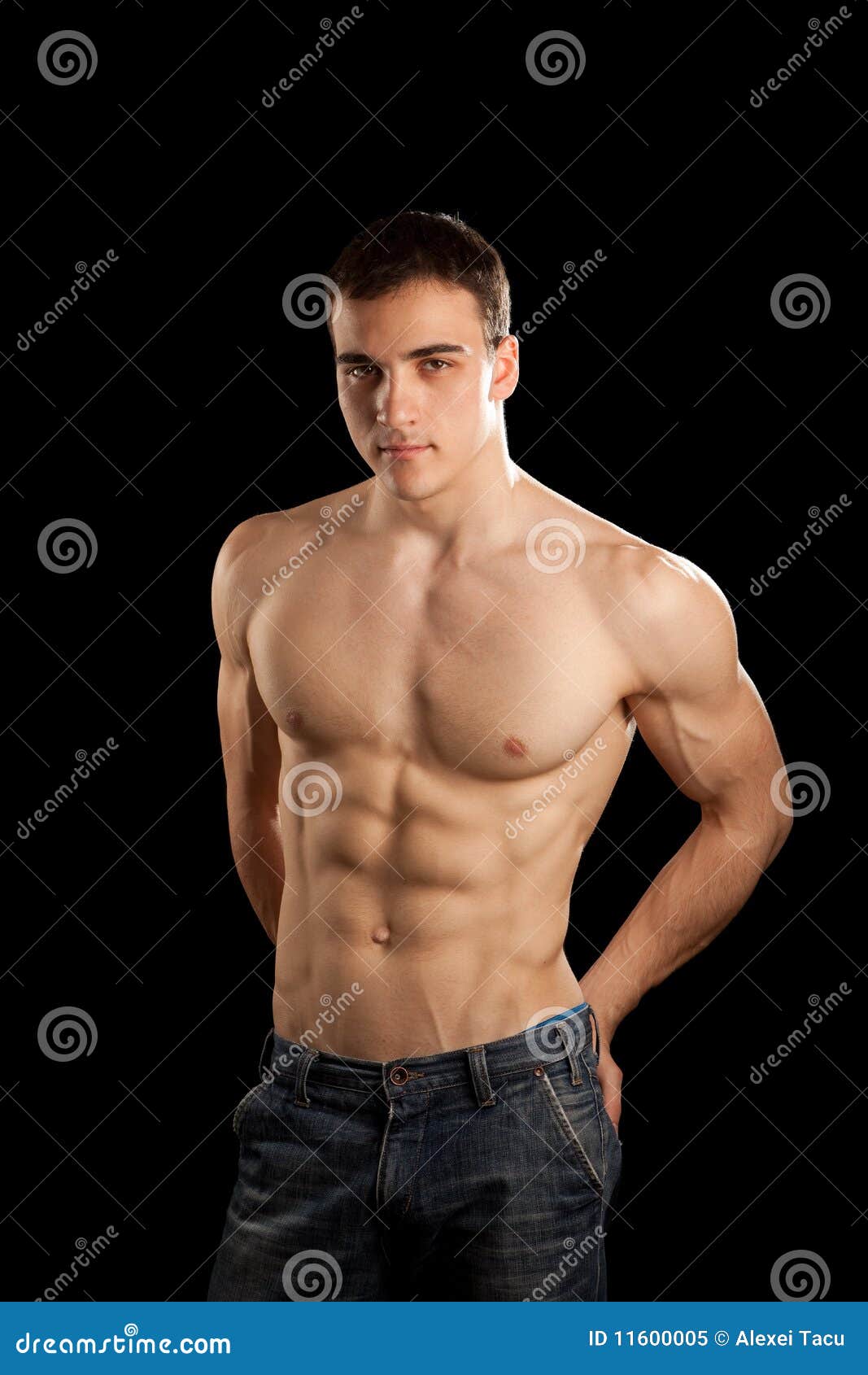 Muscular Man stock image. Image of muscle, healthy, single - 11600005