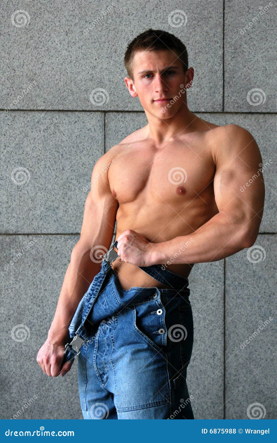 Muscular Worker stock photo. Image of healthy, body, hand - 6875988