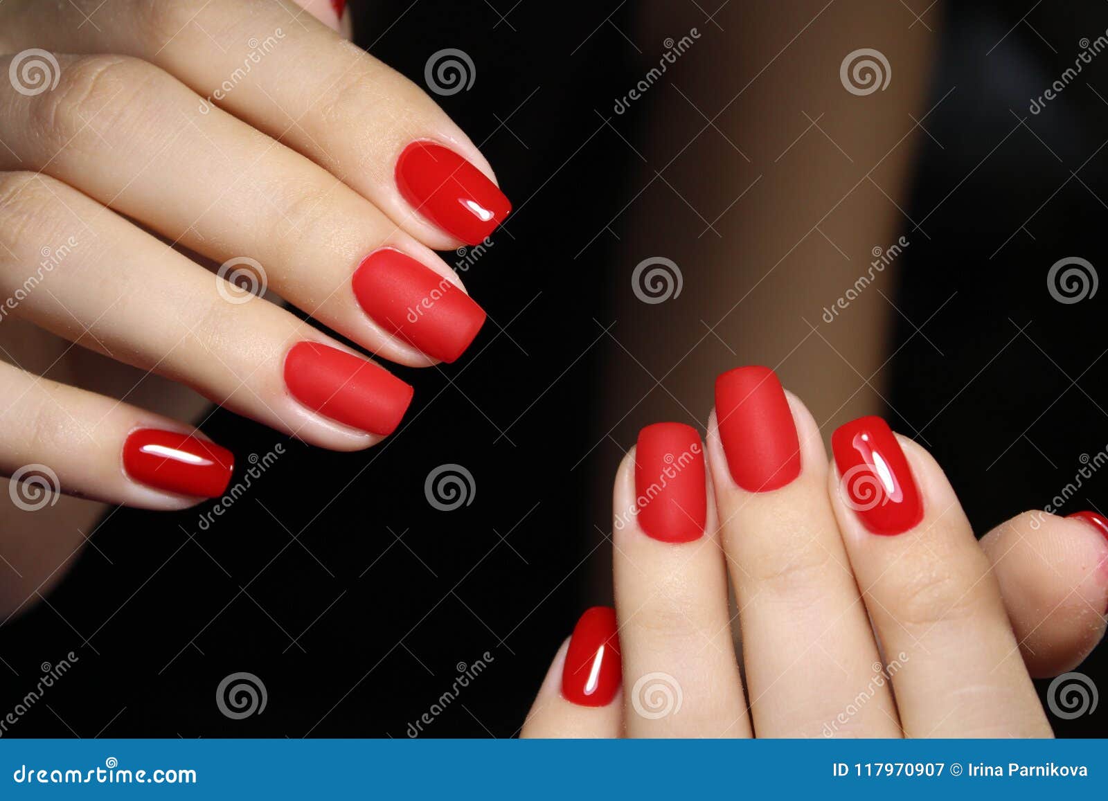 Red Manicure Stock Image Image Of Polish Sensual Nails 117970907