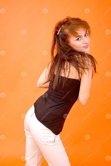 Redhead Glance Stock Image Image Of Glance Beauty Glimpse 1421257