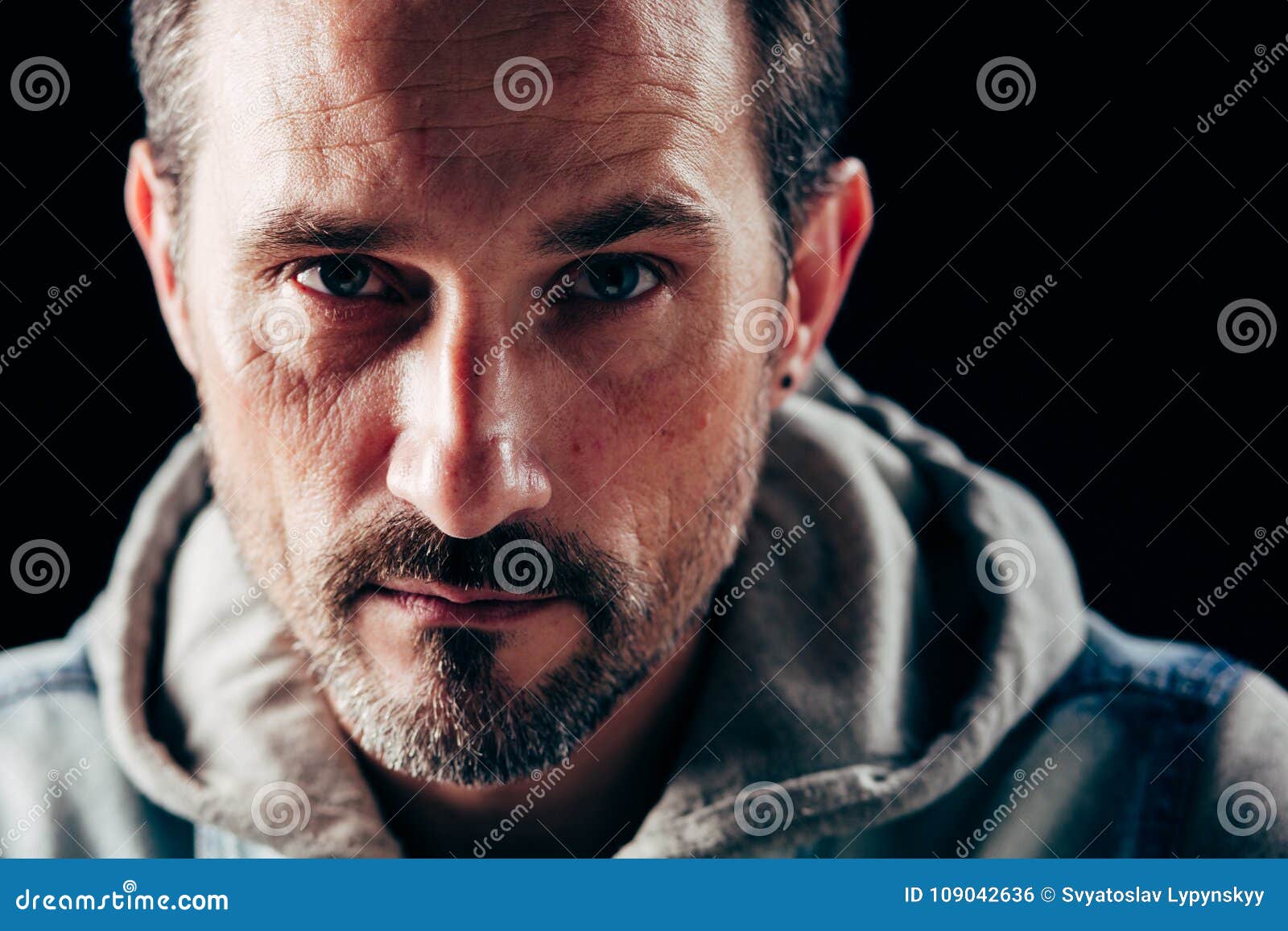 Serious strong man stock photo. Image of strong, mature - 109042636
