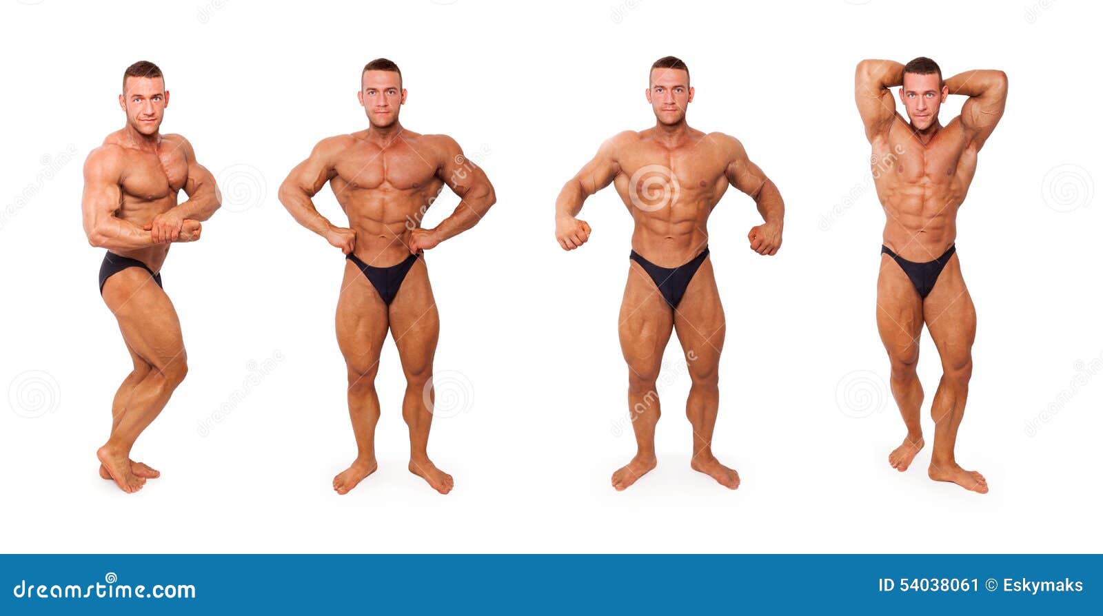 Shirtless Bodybuilder Posing Stock Image Image Of Bodybuilding