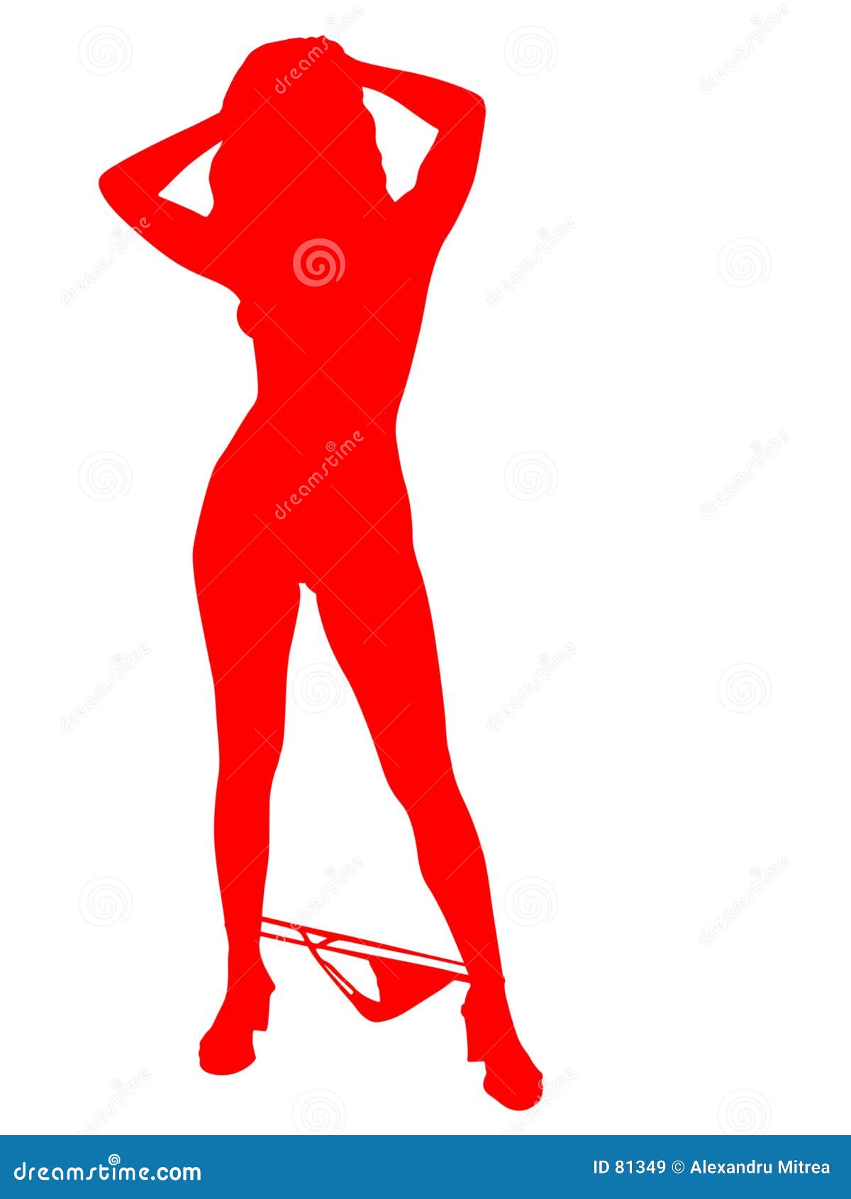 Silhouette Stock Illustration Illustration Of Drawing Funky 81349