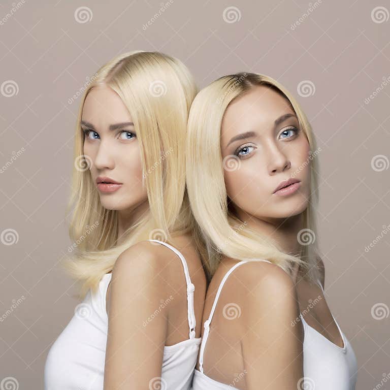 Twins Couple Stock Image Image Of Lesbians Flirting 59255207
