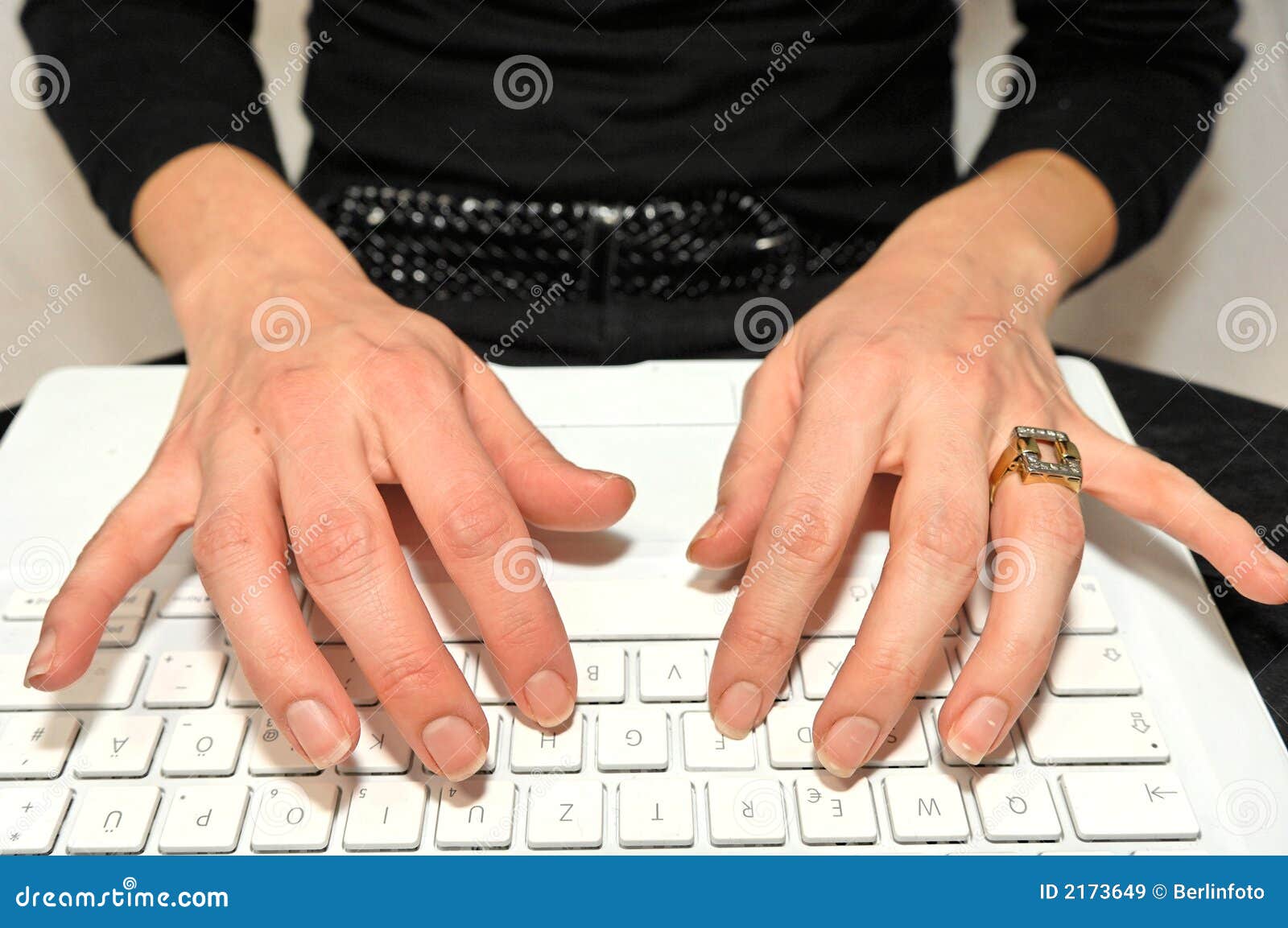 Typing stock image. Image of ring, dictate, attractive - 2173649