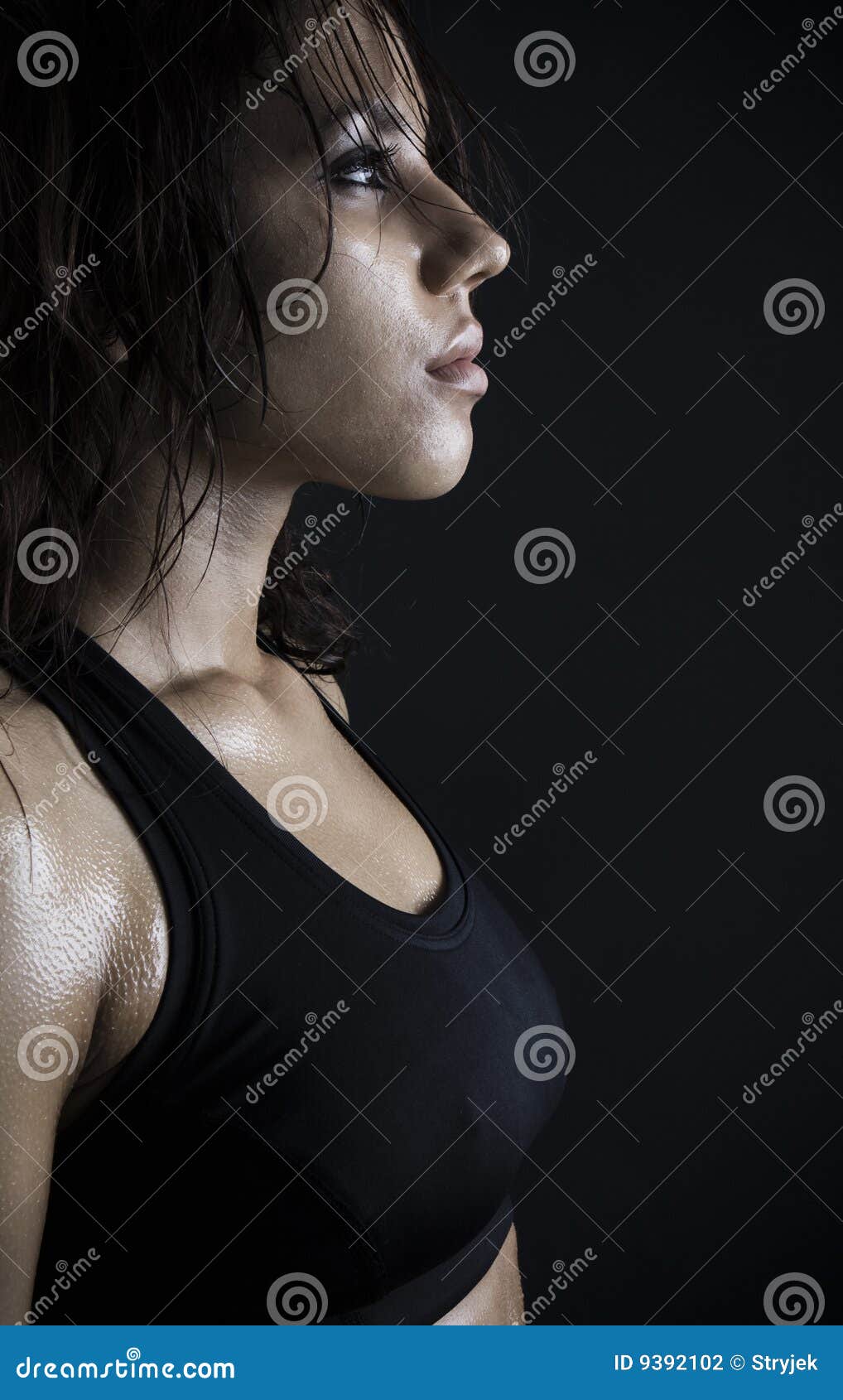 Wet skin stock photo. Image of cute, balance, feminine - 9392102