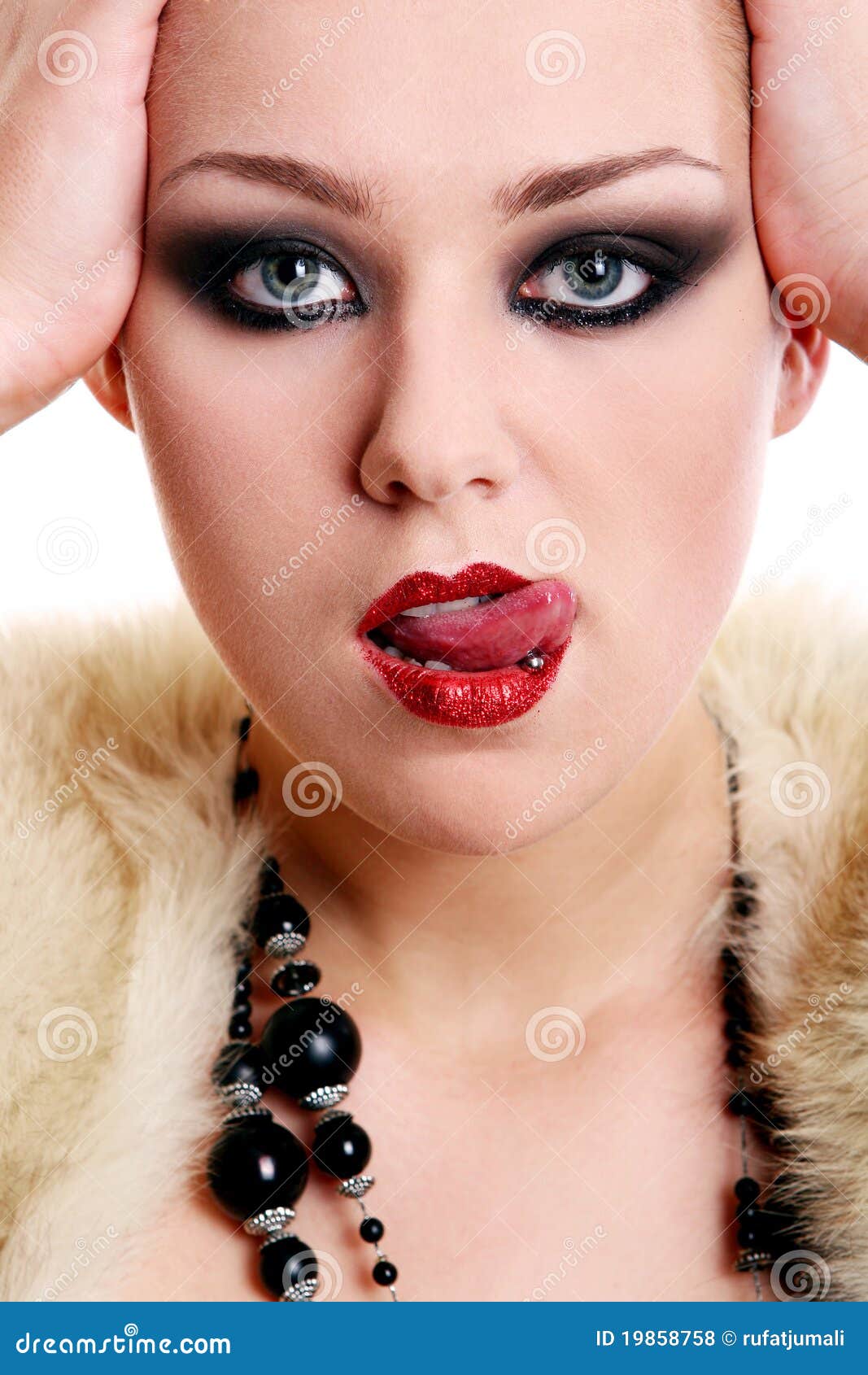 Woman in diva image stock photo. Image of light, beauty - 19858758