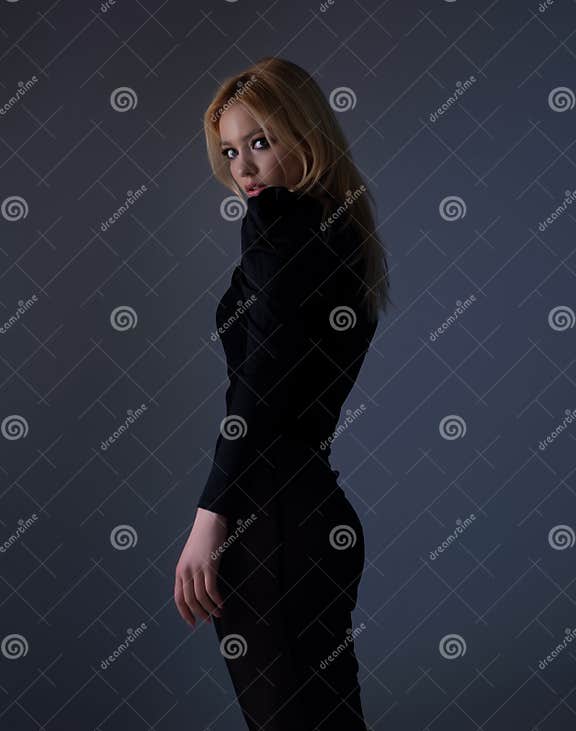 Woman Posing With Slim Body Beautiful Model Beauty Woman Face