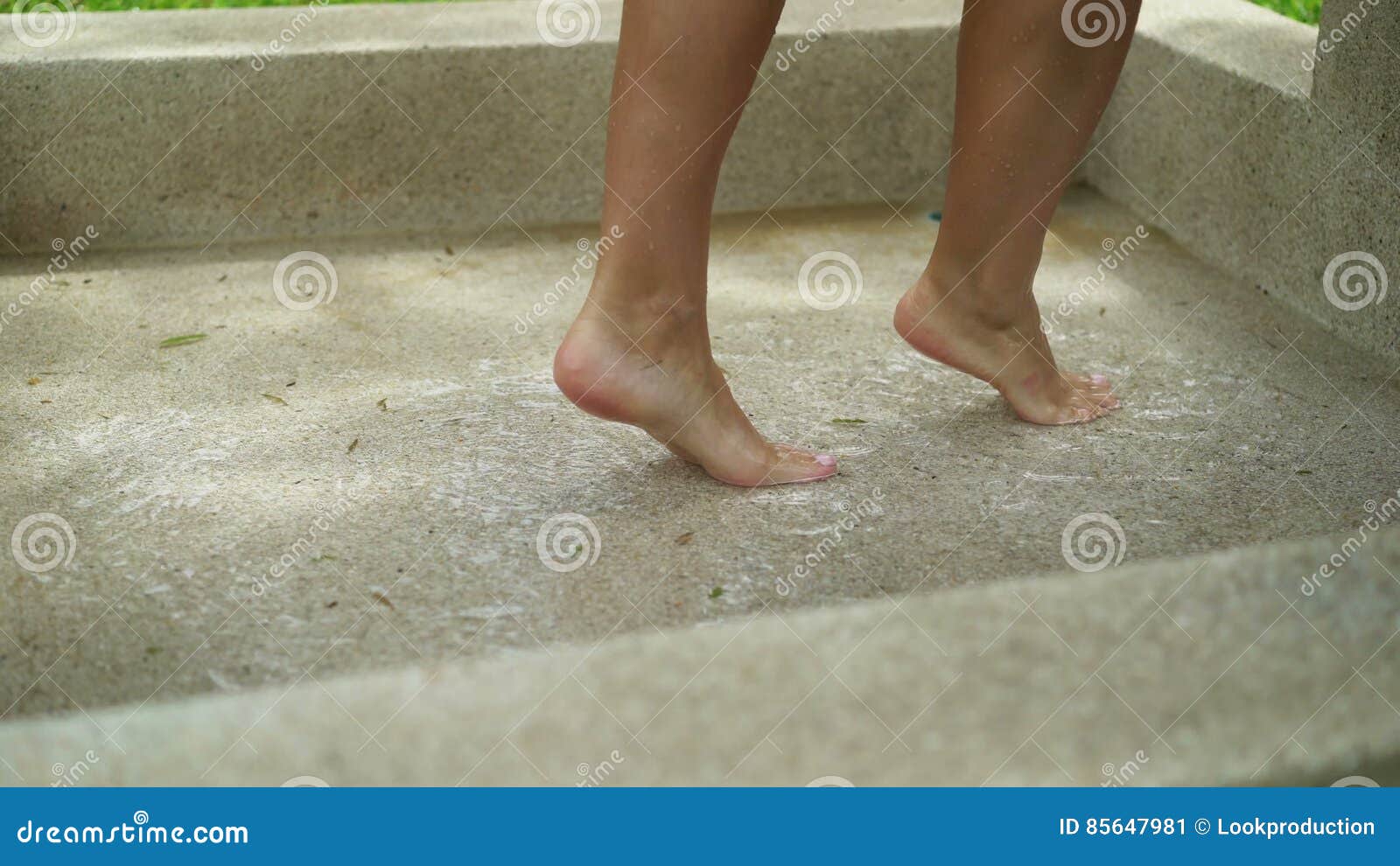 Woman Taking Outdoor Shower Stock Video Video Of Washing Topless