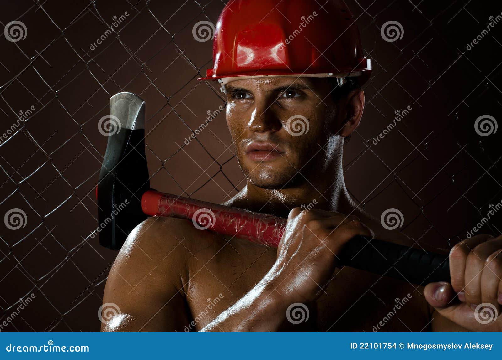 Workman stock photo. Image of hand, chopper, profession - 22101754