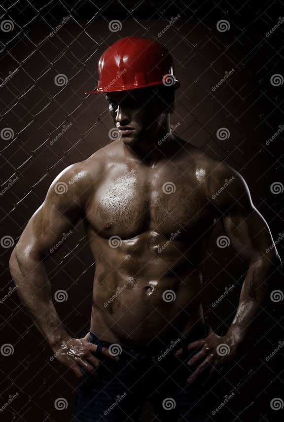Workman stock image. Image of beauty, handsome, chap - 22101911