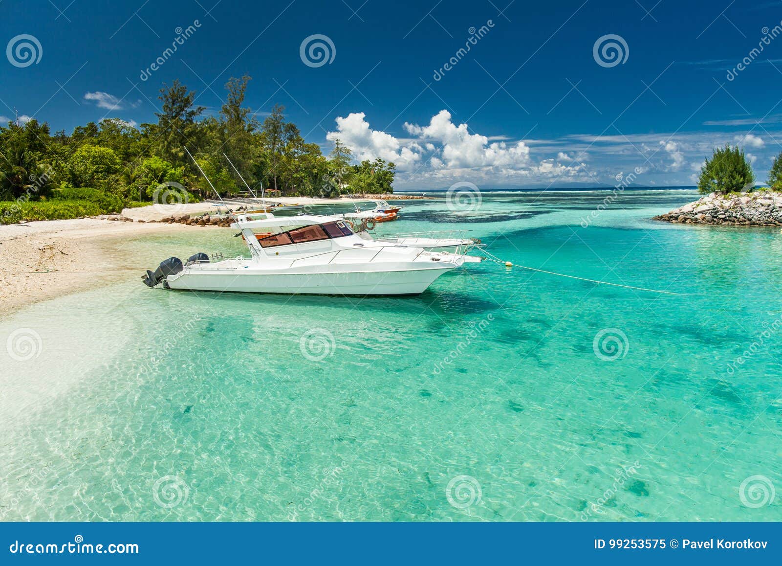 Seychelles. stock image. Image of tourism, lagoon, clean - 99253575