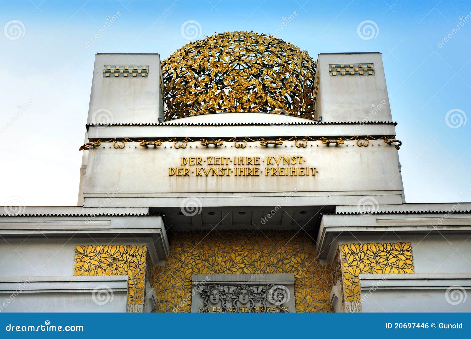 Sezession stockfoto. Bild von kultur, lorbeer, sezession - 20697446