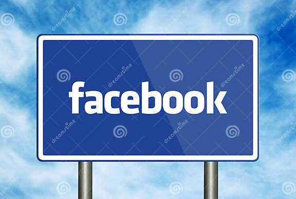 Señal De Tráfico De Facebook Foto editorial - Ilustración de cierre, nadie: 40520661