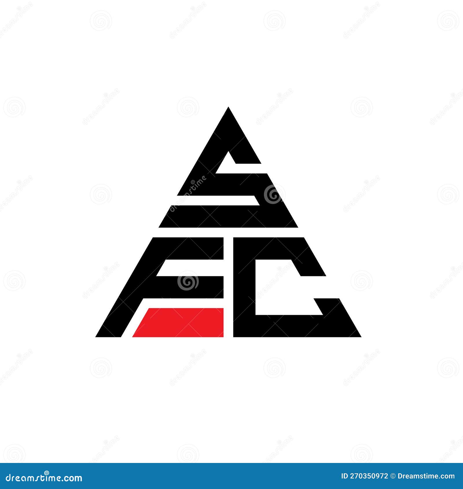 SFC Triangle Letter Logo Design with Triangle Shape. SFC Triangle Logo ...