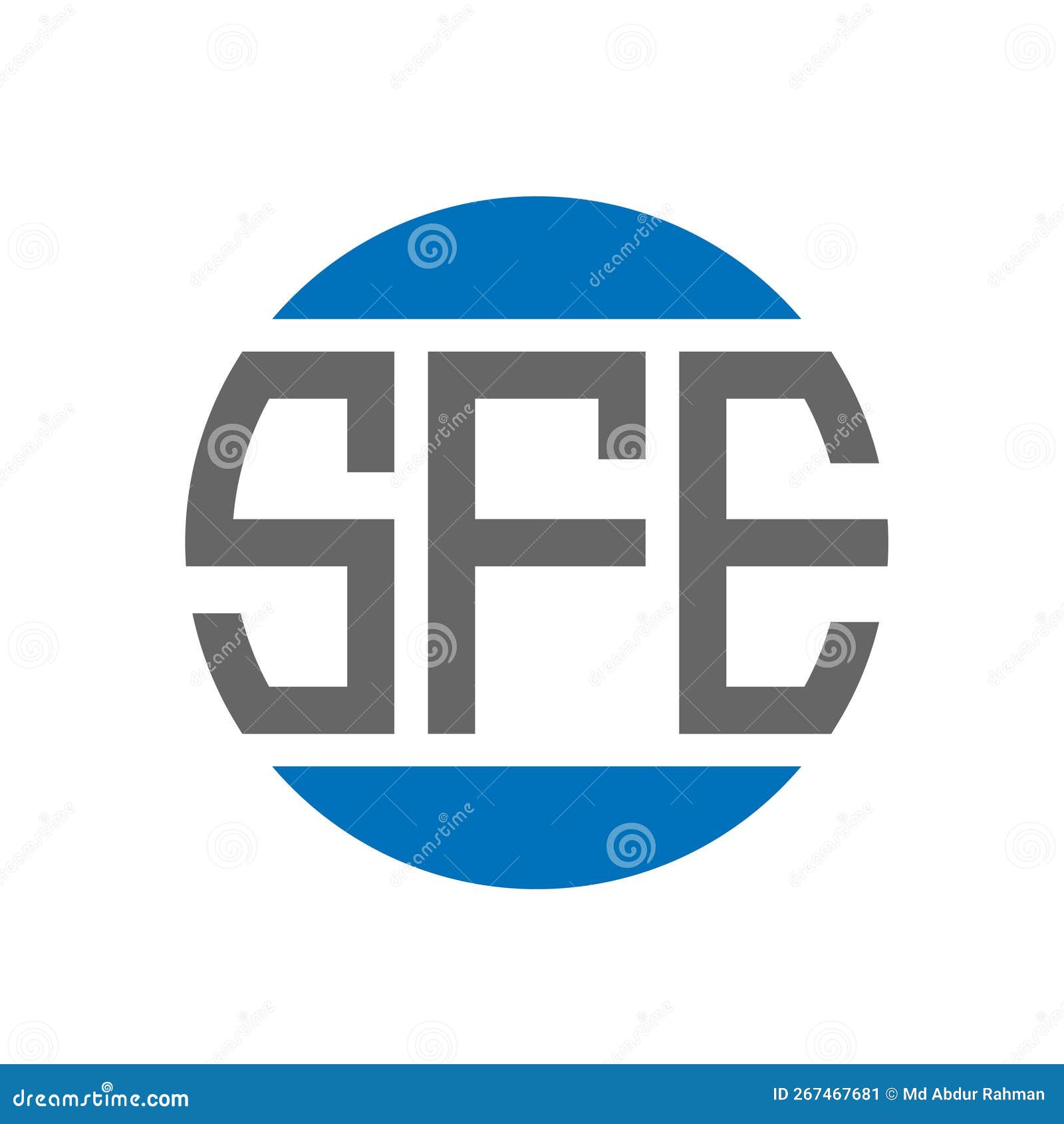 SFE Letter Logo Design on White Background. SFE Creative Initials ...