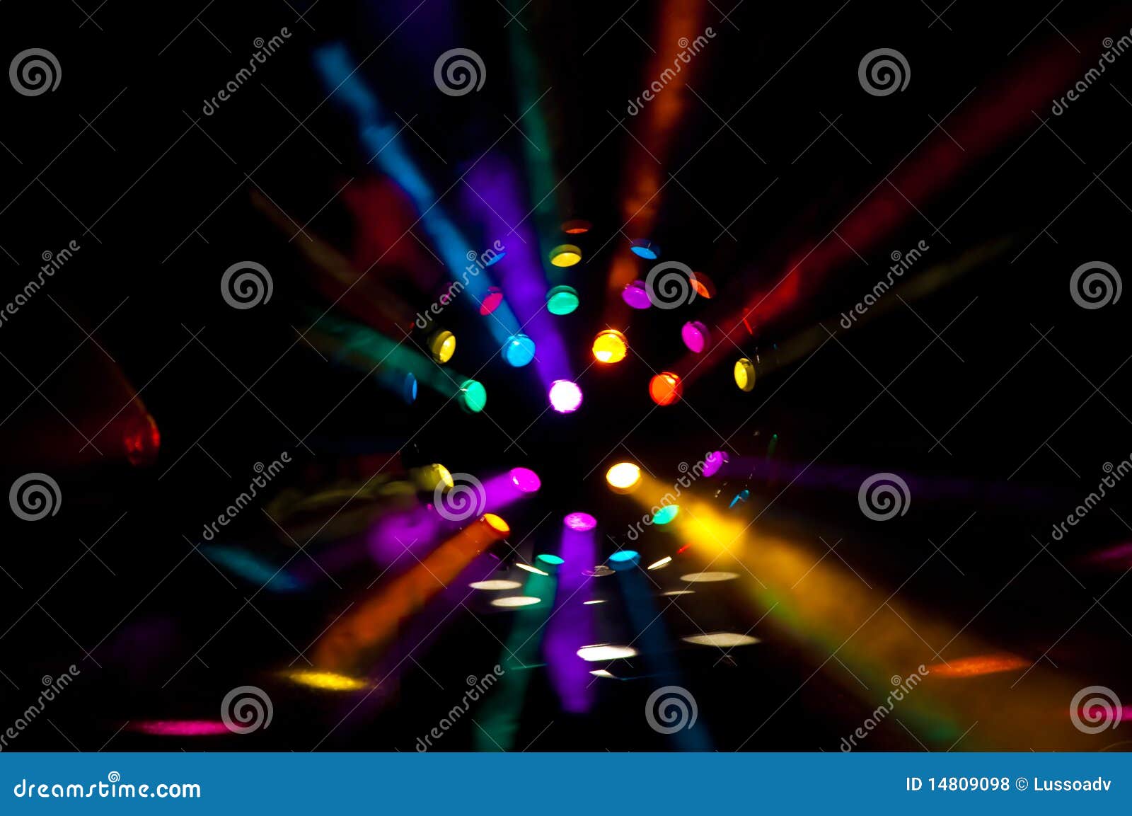 Sfera Colorata Della Discoteca Fotografia Stock - Immagine di sfera ...