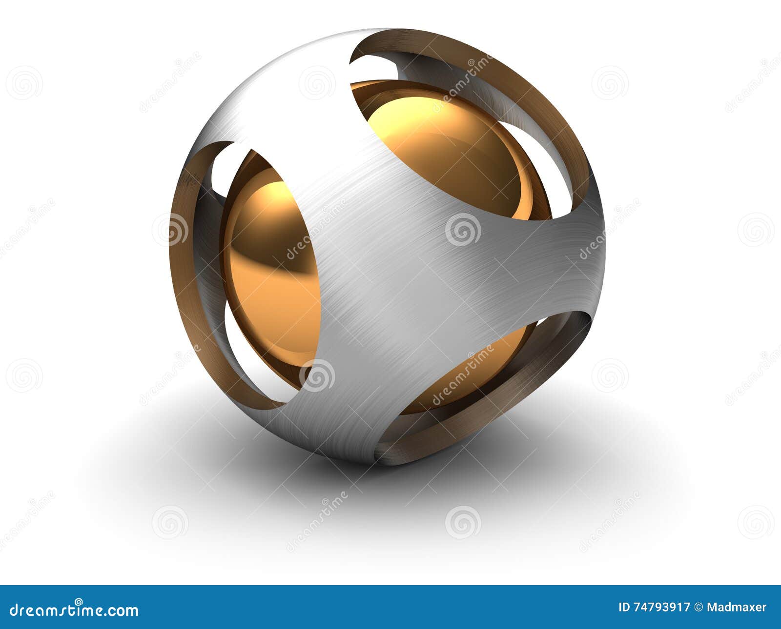 Sfera 3D illustrazione di stock. Illustrazione di moderno - 74793917