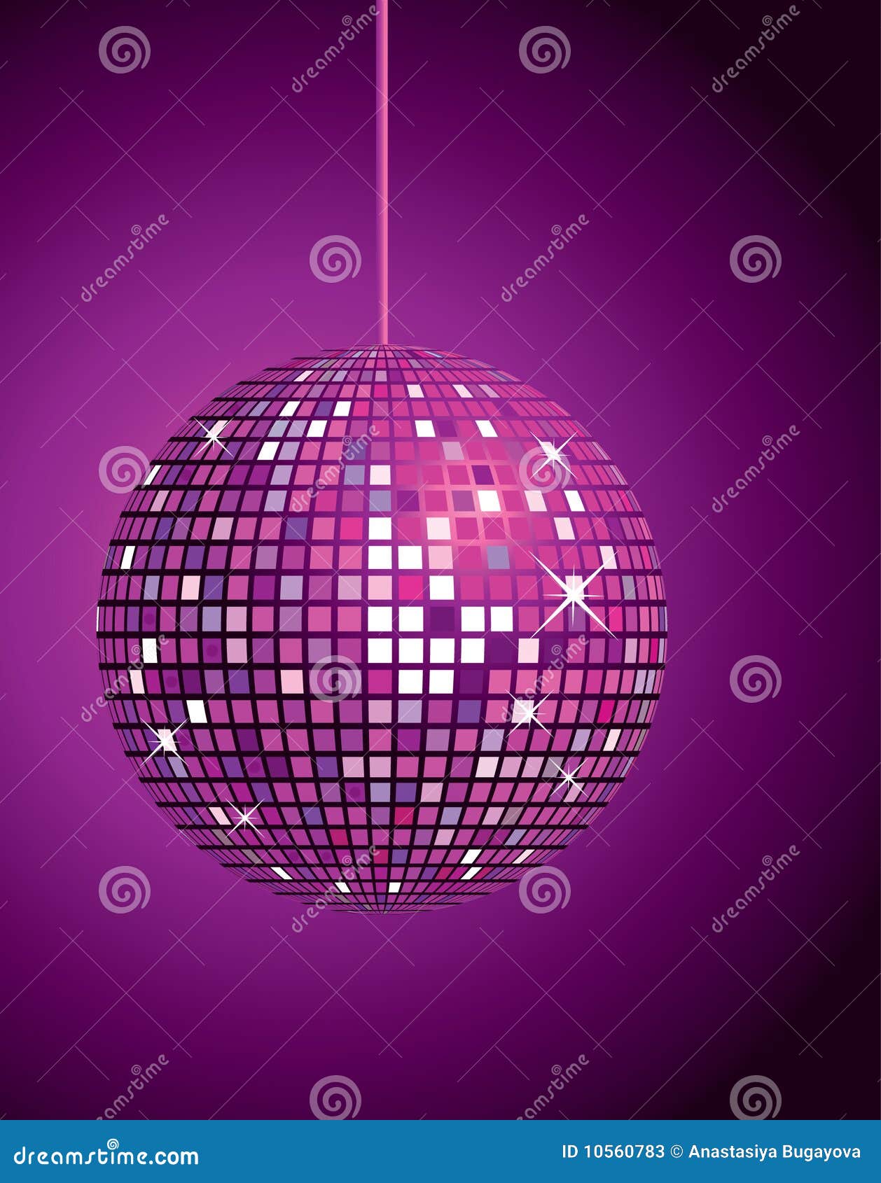 Sfera della discoteca illustrazione vettoriale. Illustrazione di ...