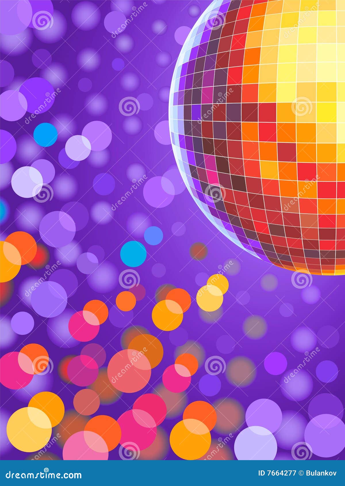 Sfera della discoteca illustrazione di stock. Illustrazione di ...