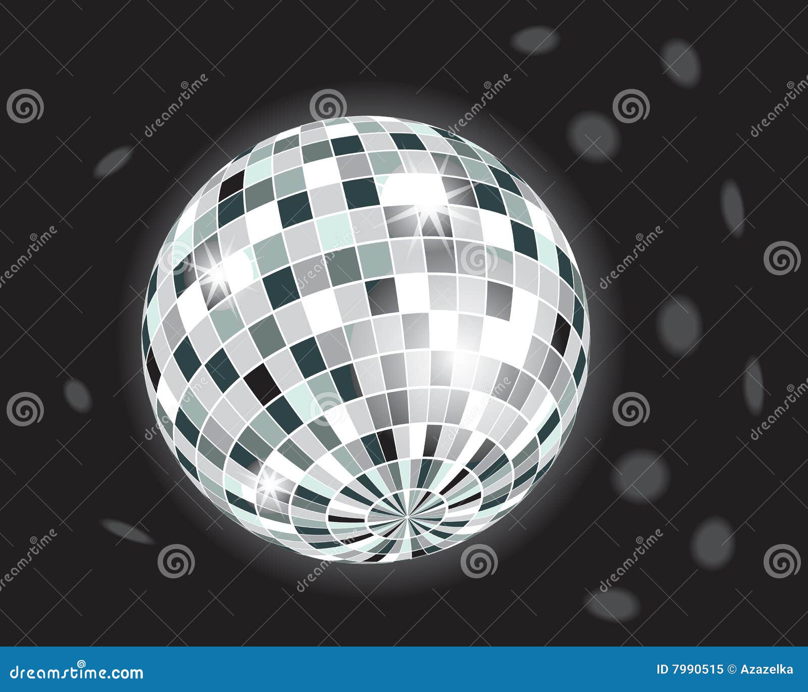 Sfera della discoteca illustrazione vettoriale. Illustrazione di ...