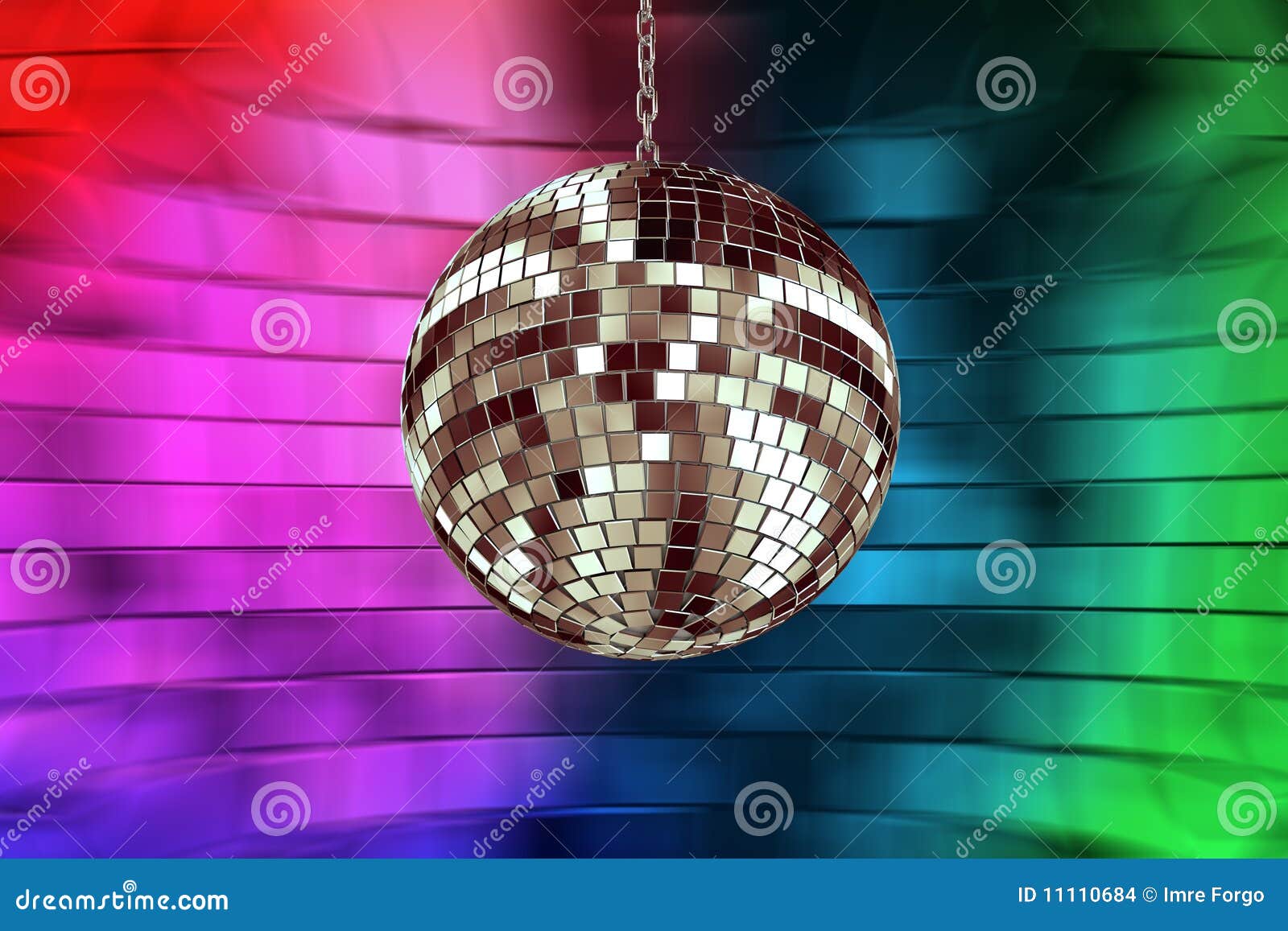 Sfera Della Discoteca Con Gli Indicatori Luminosi Illustrazione di ...