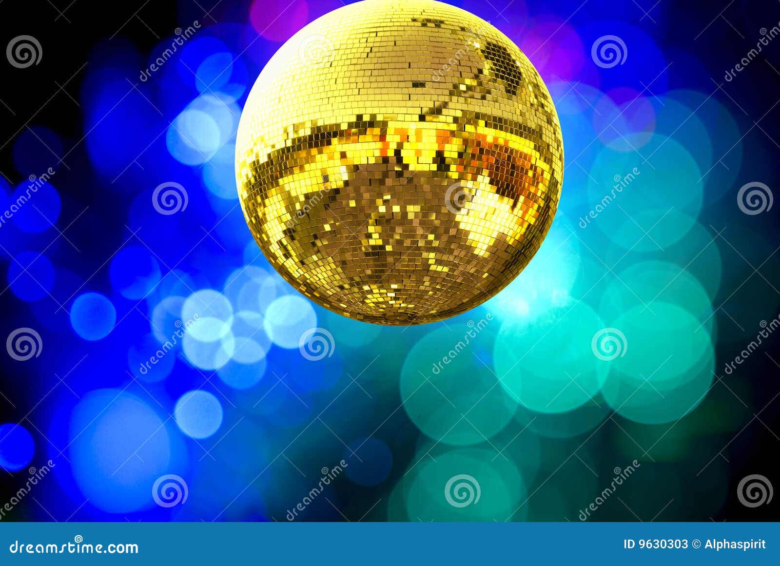Sfera Della Discoteca Dell'oro Immagine Stock - Immagine di ...