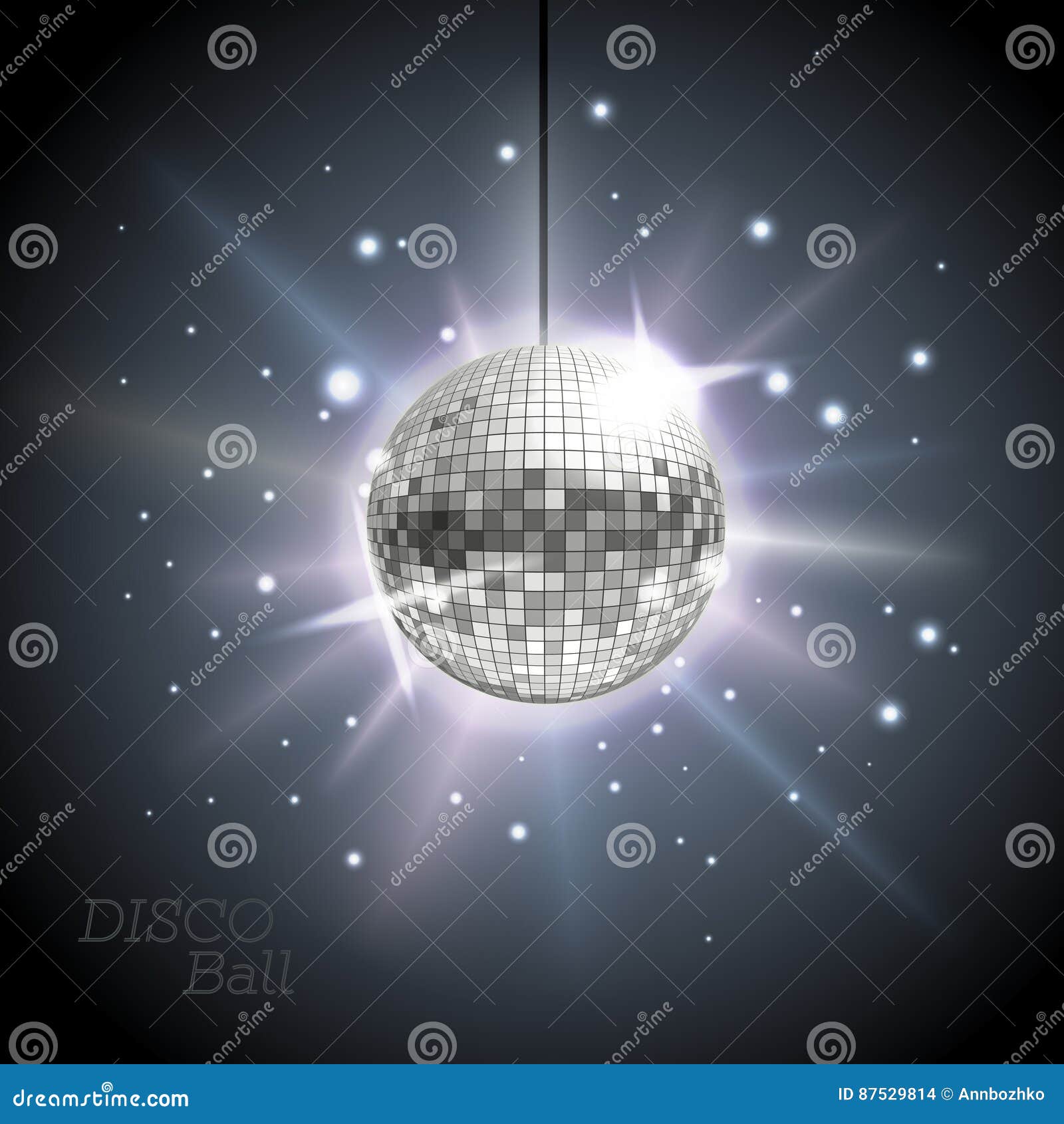 Sfera Della Discoteca Priorità Bassa Della Discoteca Illustrazione ...
