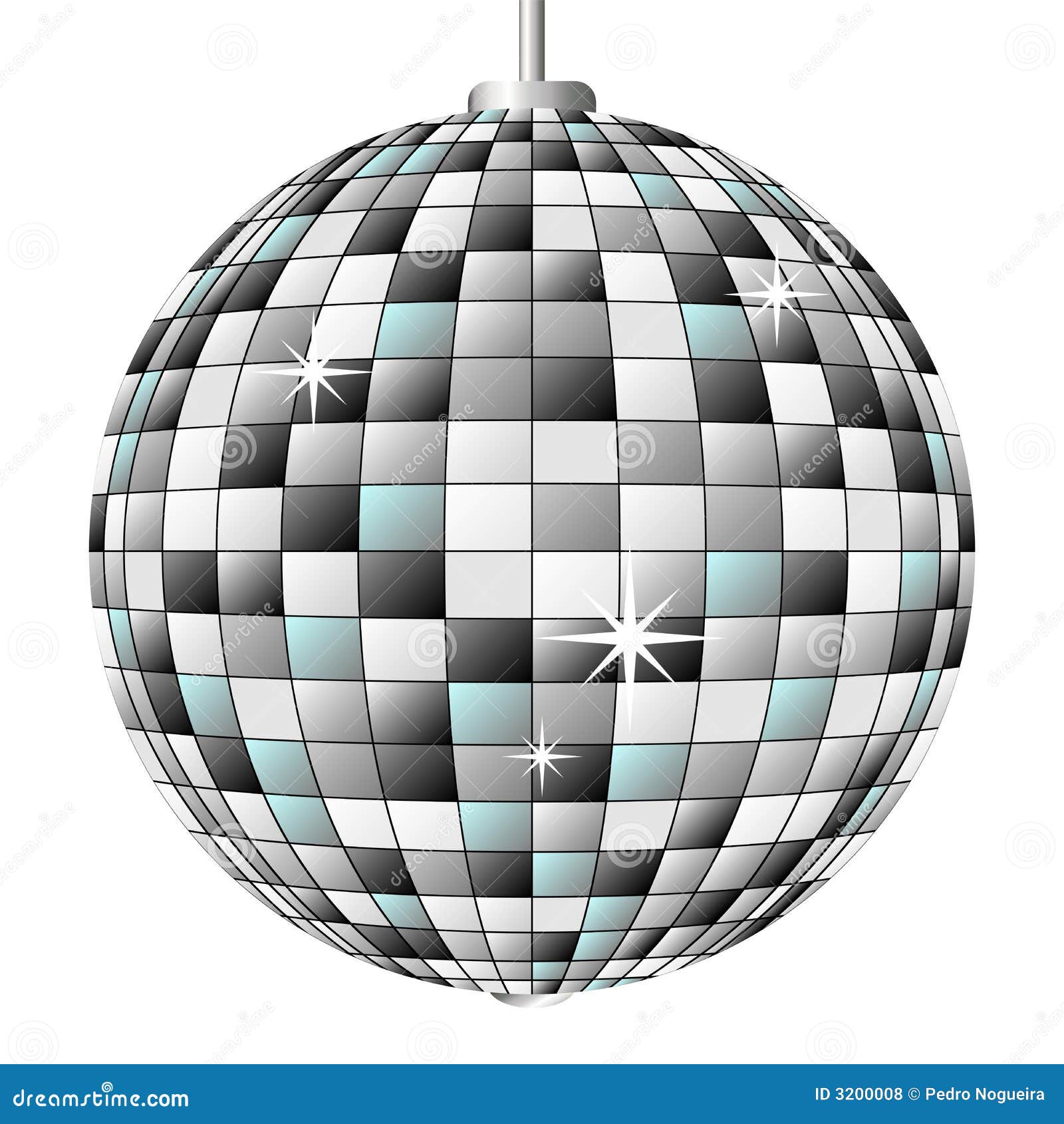 Sfera Dello Specchio Della Discoteca Illustrazione Vettoriale ...