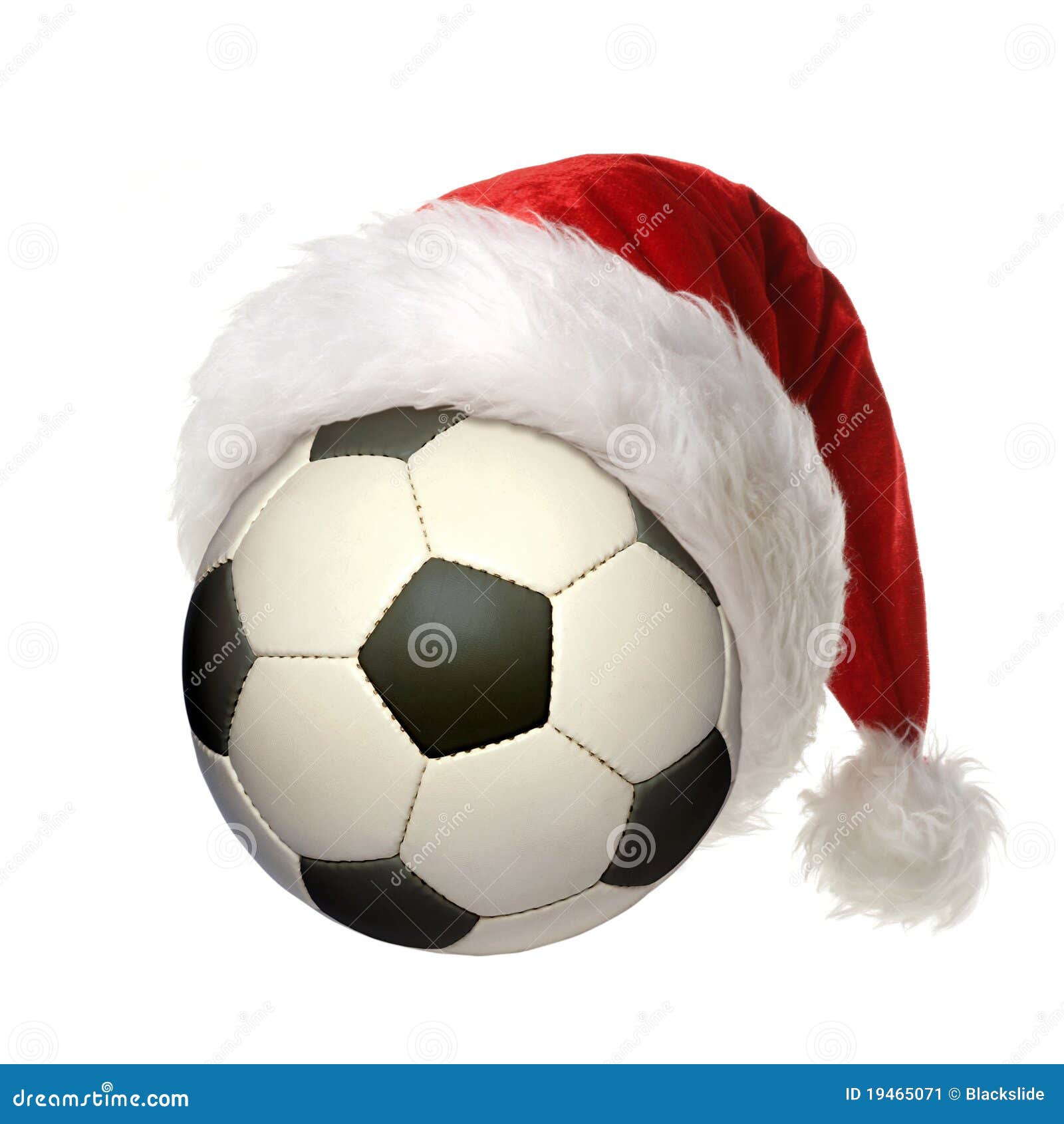 Sfera di calcio di natale immagine stock. Immagine di decorazione ...