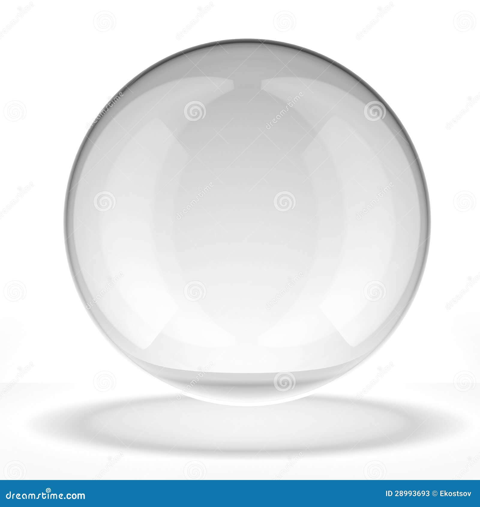 Sfera di vetro illustrazione di stock. Illustrazione di digitale - 28993693