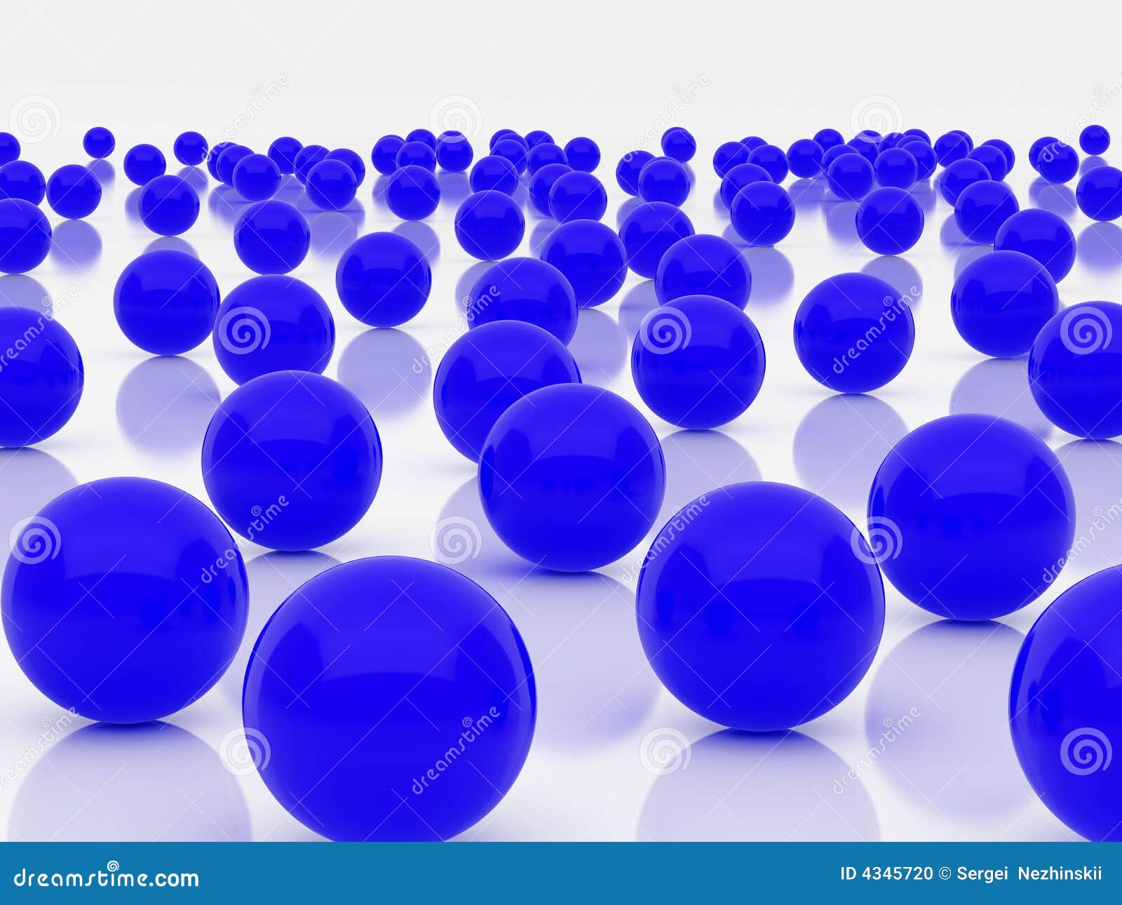 Sfere blu illustrazione di stock. Illustrazione di simbolo - 4345720