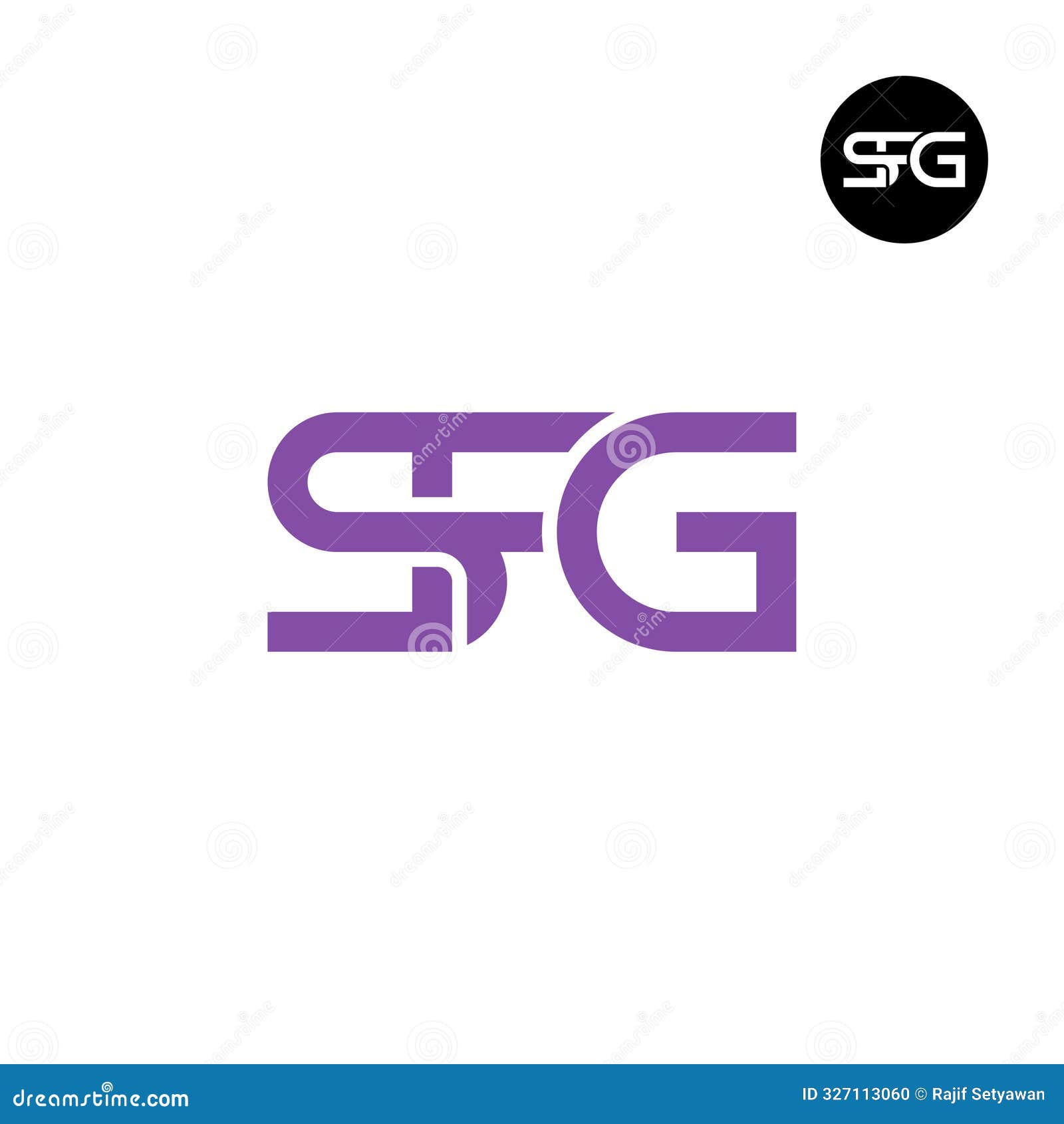 SFG Logo Letter Monogram Design Vector Illustration | CartoonDealer.com ...