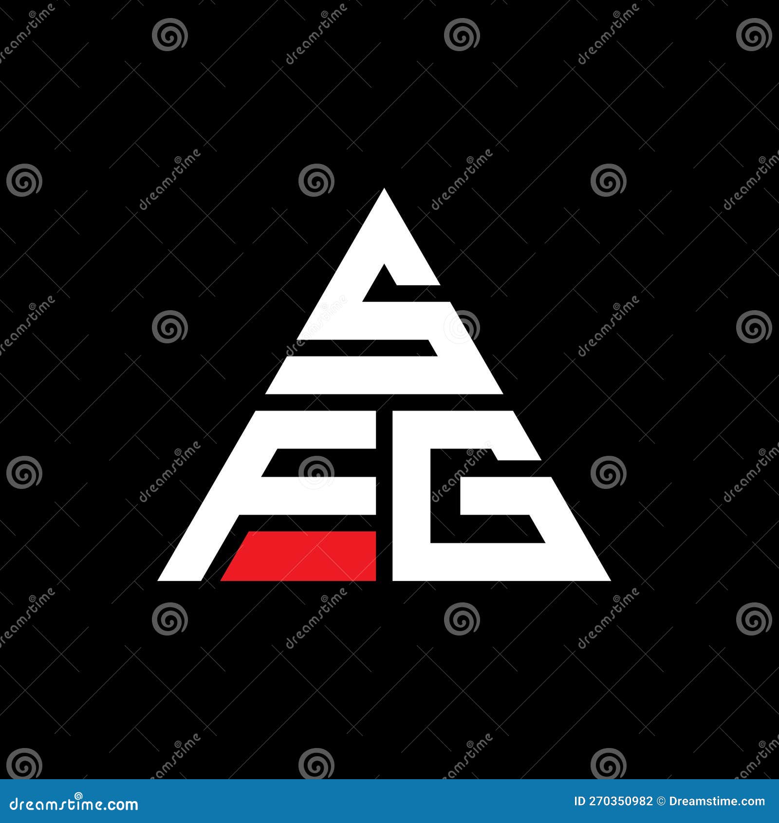 SFG Triangle Letter Logo Design with Triangle Shape. SFG Triangle Logo ...