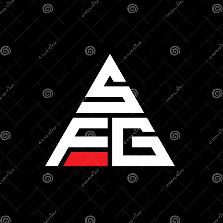 SFG Triangle Letter Logo Design with Triangle Shape. SFG Triangle Logo ...
